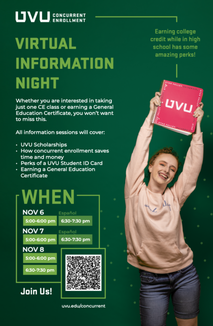 Concurrent Enrollment | Concurrent Enrollment | Utah Valley University
